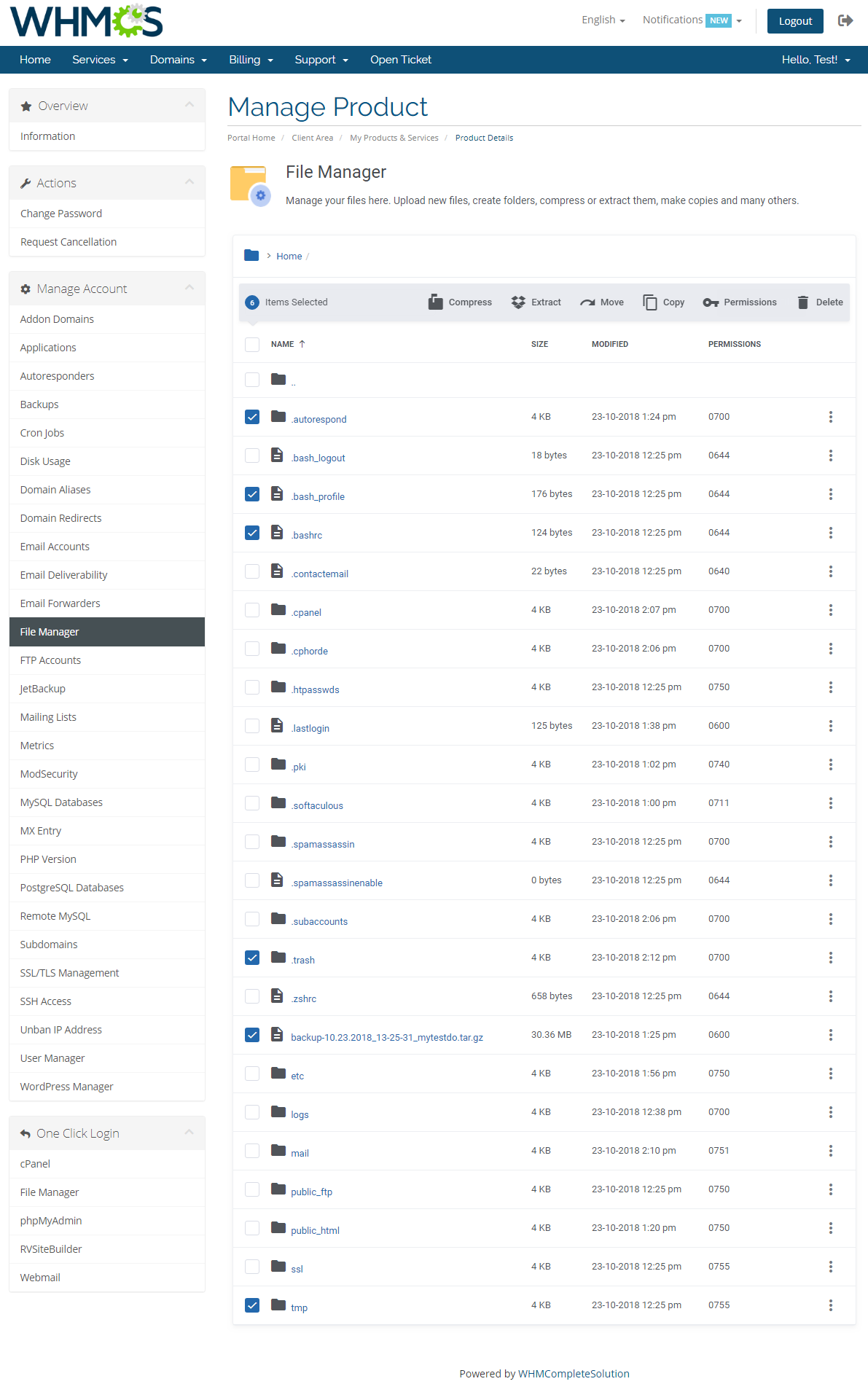 cPanel Extended For WHMCS - ModulesGarden