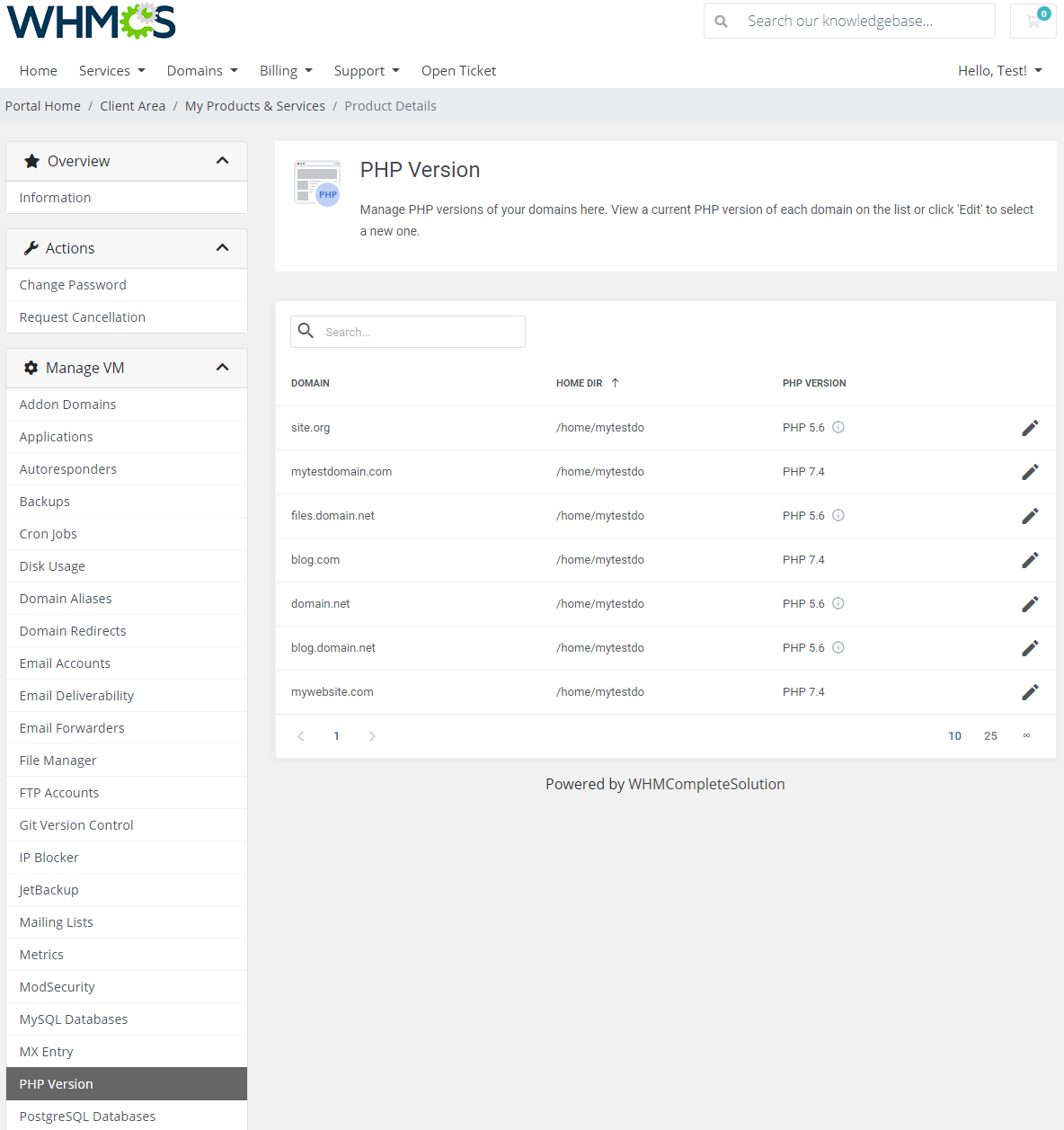 cPanel Extended For WHMCS - ModulesGarden