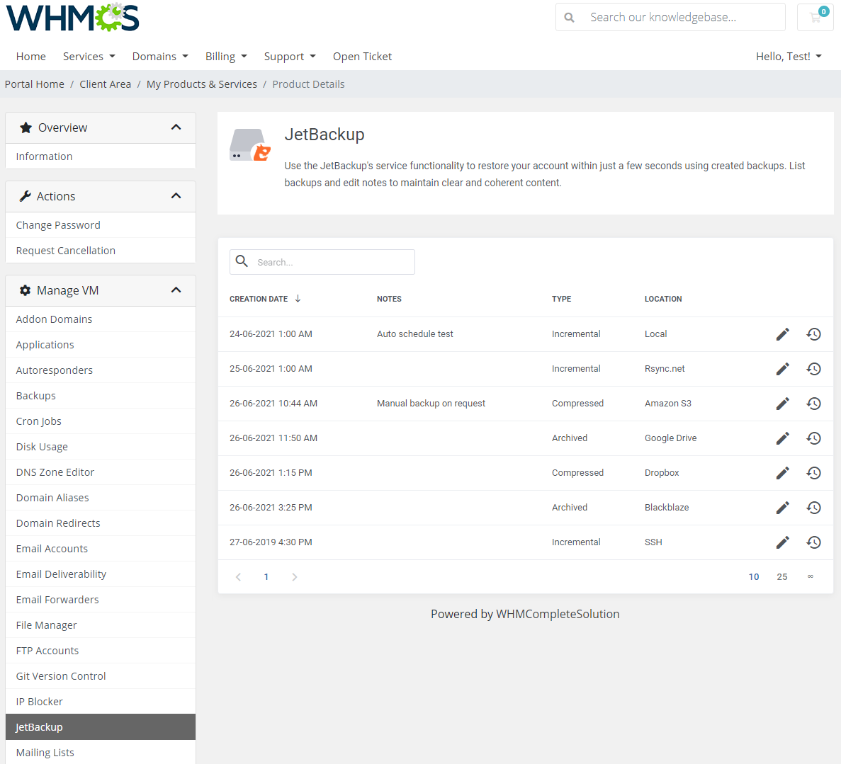 cPanel Extended For WHMCS - ModulesGarden