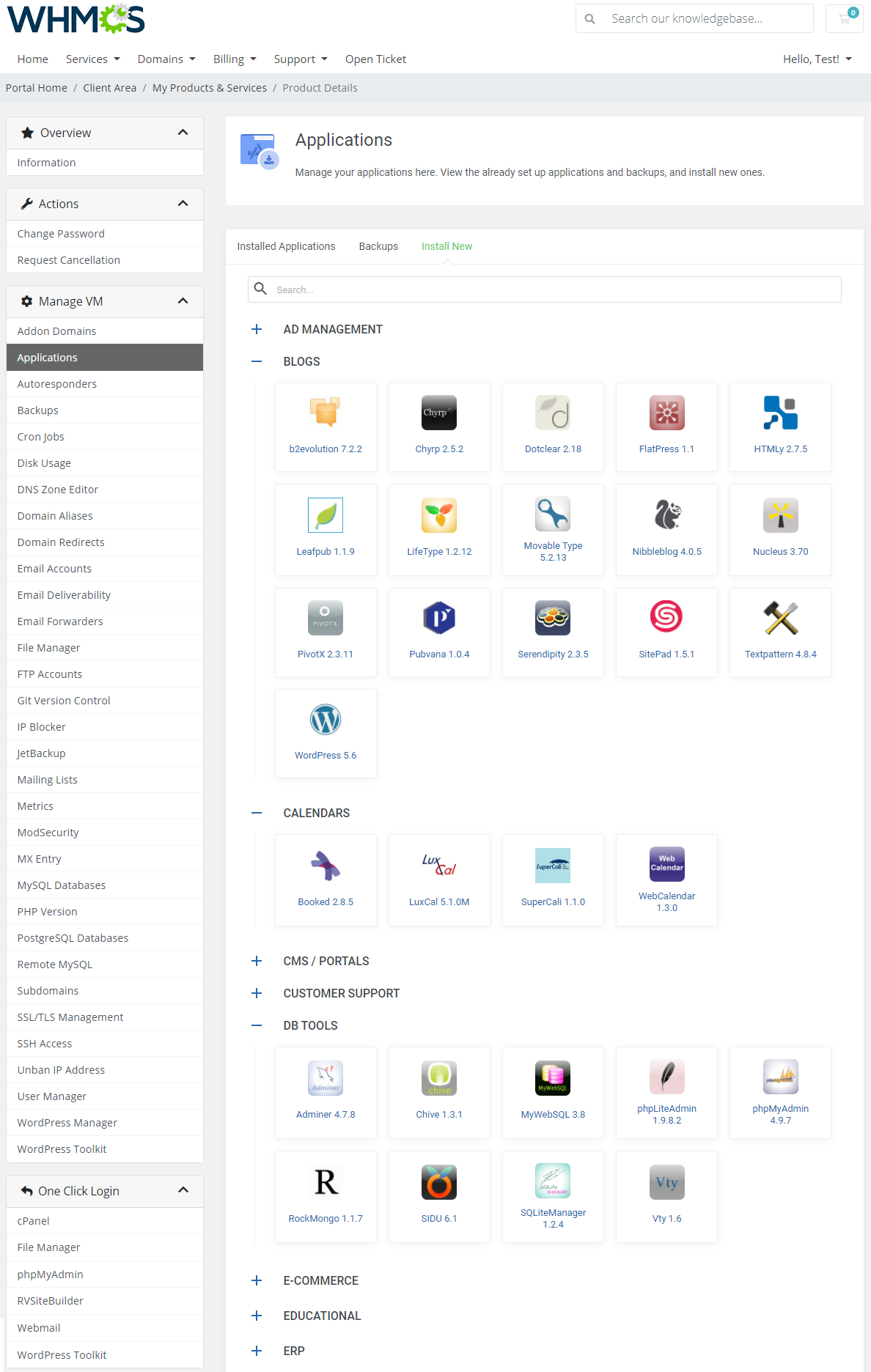 cPanel Extended For WHMCS - ModulesGarden