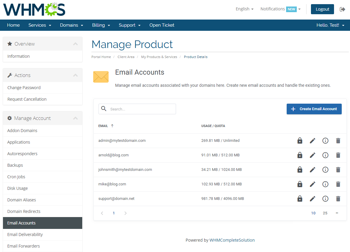 cPanel Extended For WHMCS - ModulesGarden