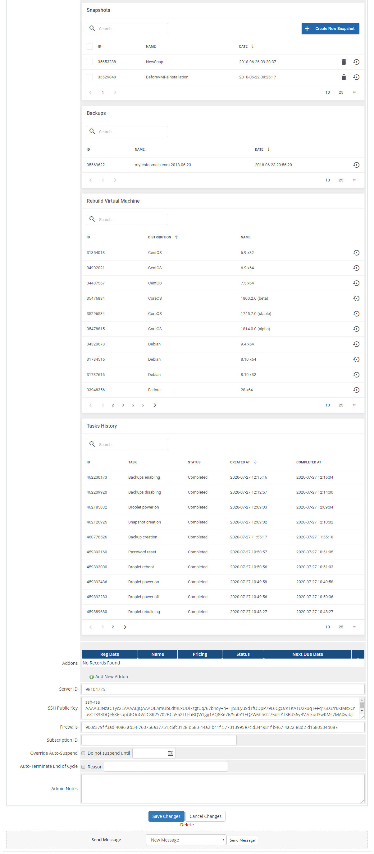 DigitalOcean Droplets For WHMCS - ModulesGarden