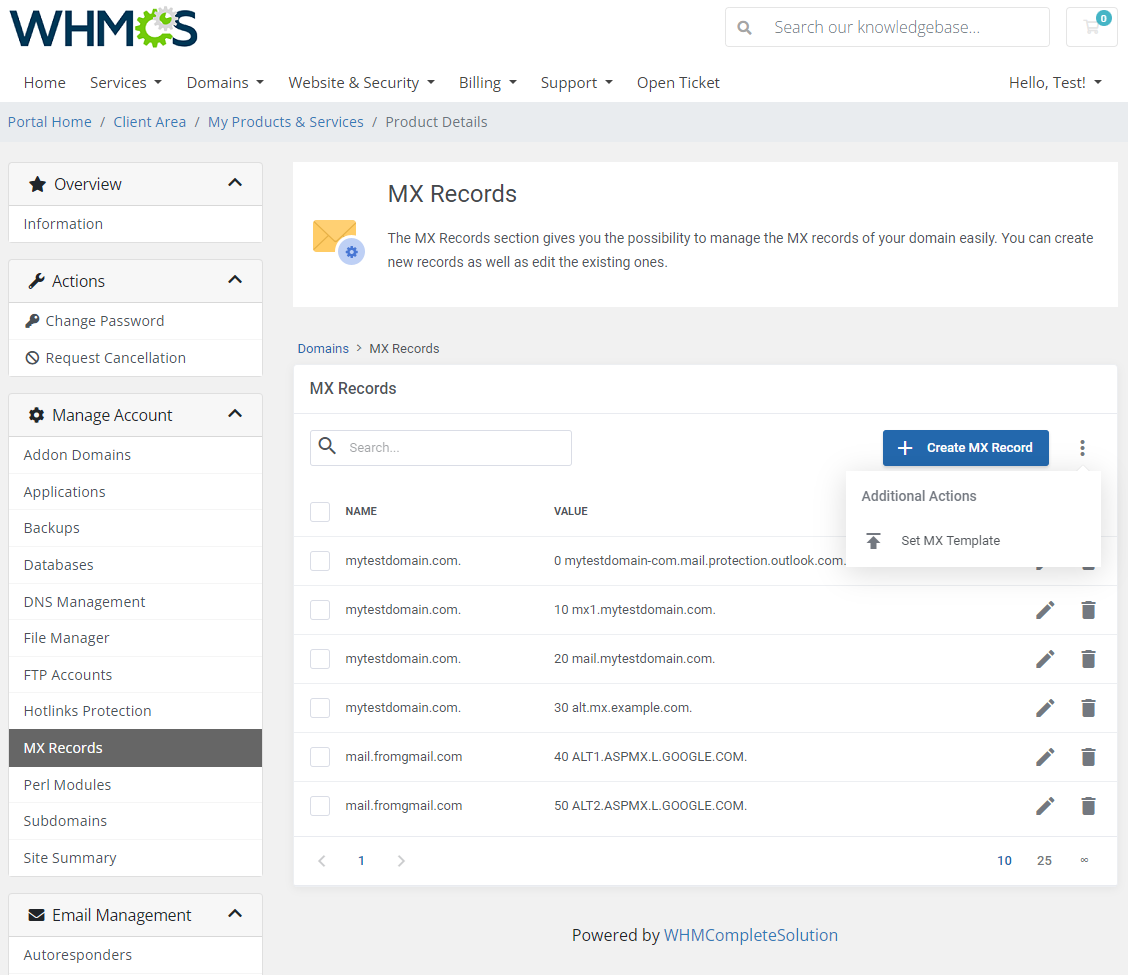 DirectAdmin Extended For WHMCS - ModulesGarden