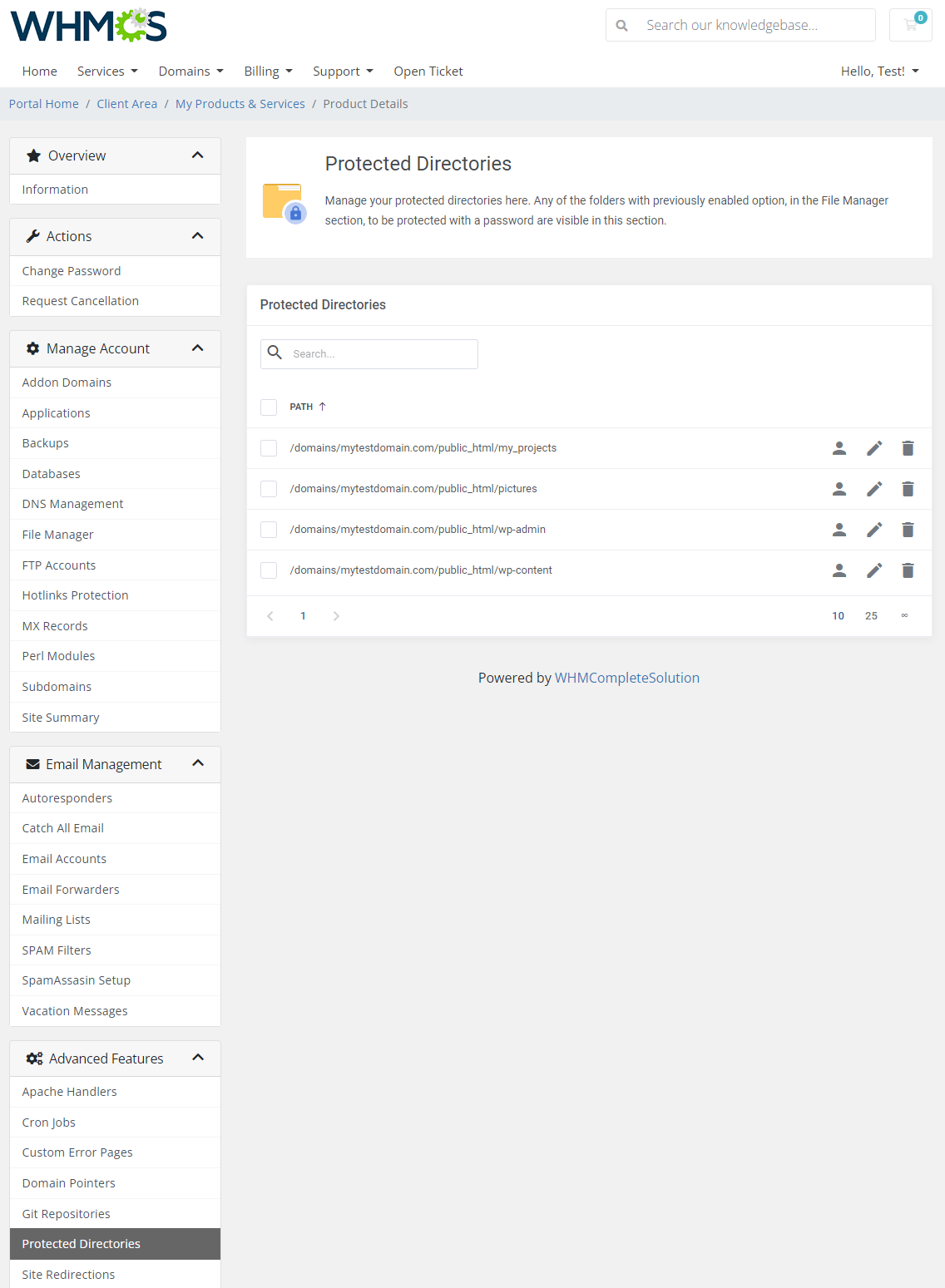 DirectAdmin Extended For WHMCS - ModulesGarden