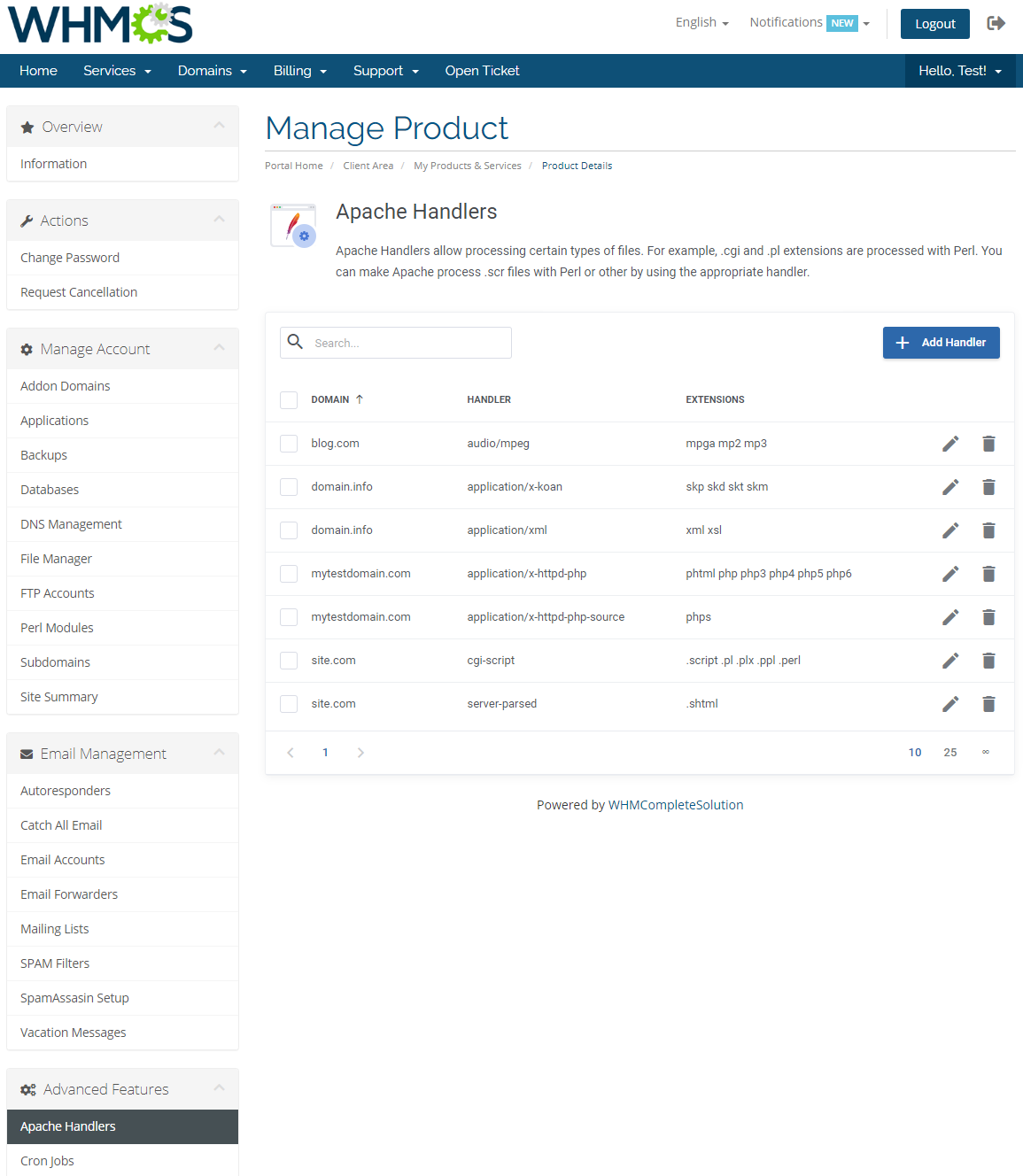 DirectAdmin Extended For WHMCS - ModulesGarden
