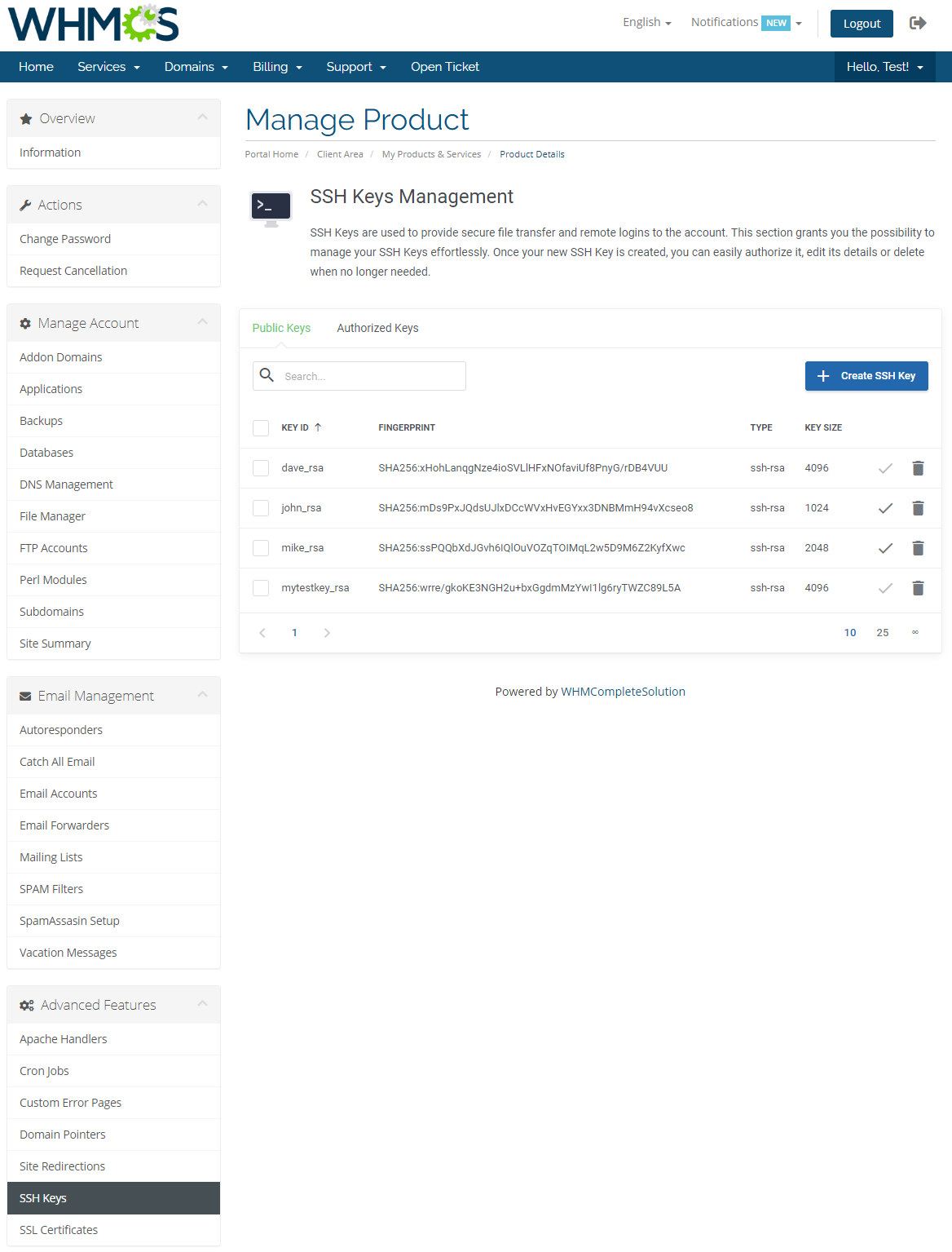 DirectAdmin Extended For WHMCS - ModulesGarden