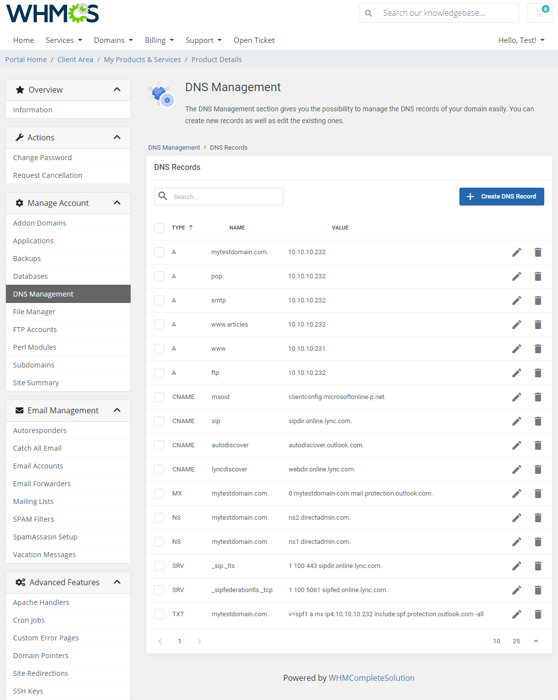 DirectAdmin Extended For WHMCS - ModulesGarden