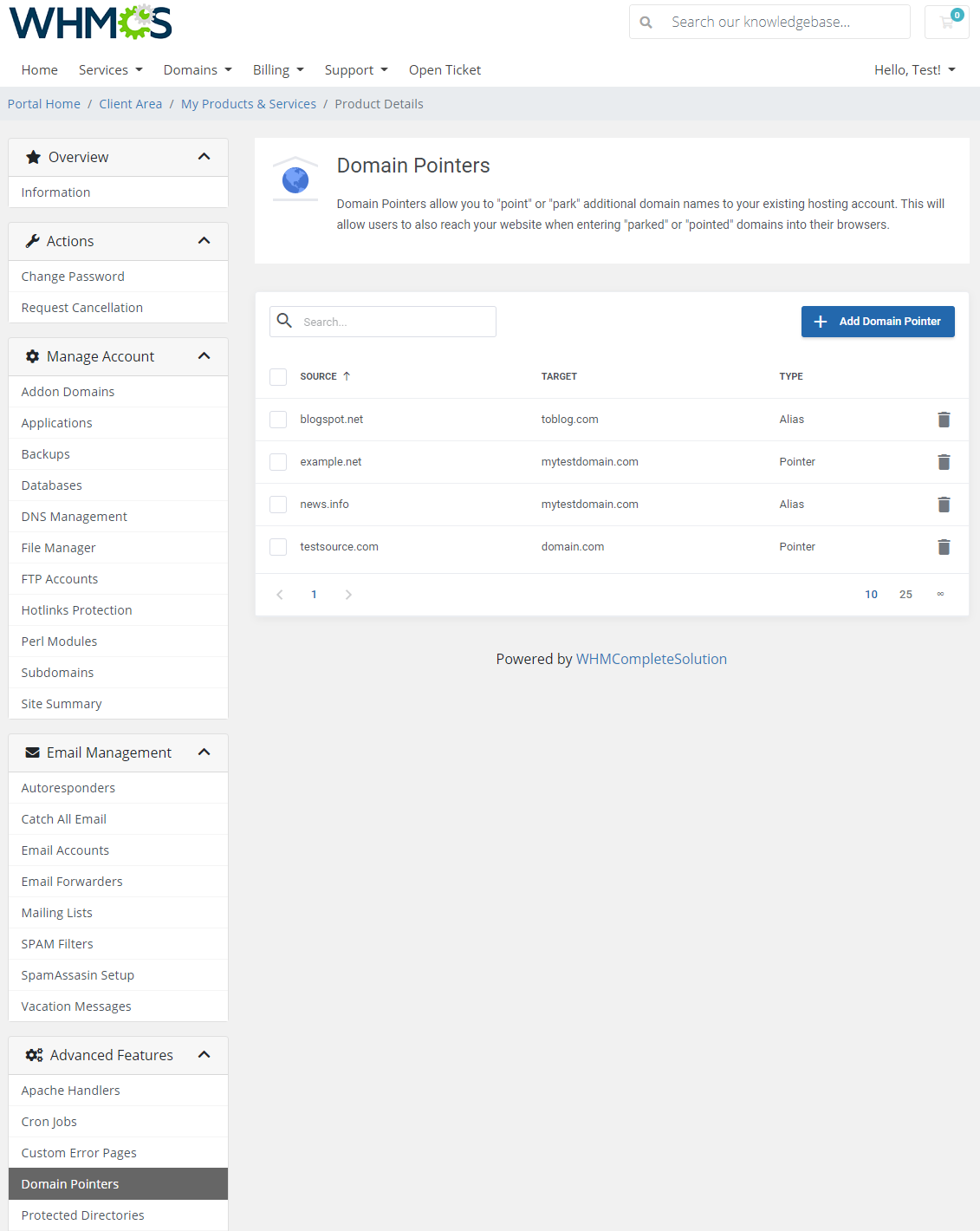 DirectAdmin Extended For WHMCS - ModulesGarden