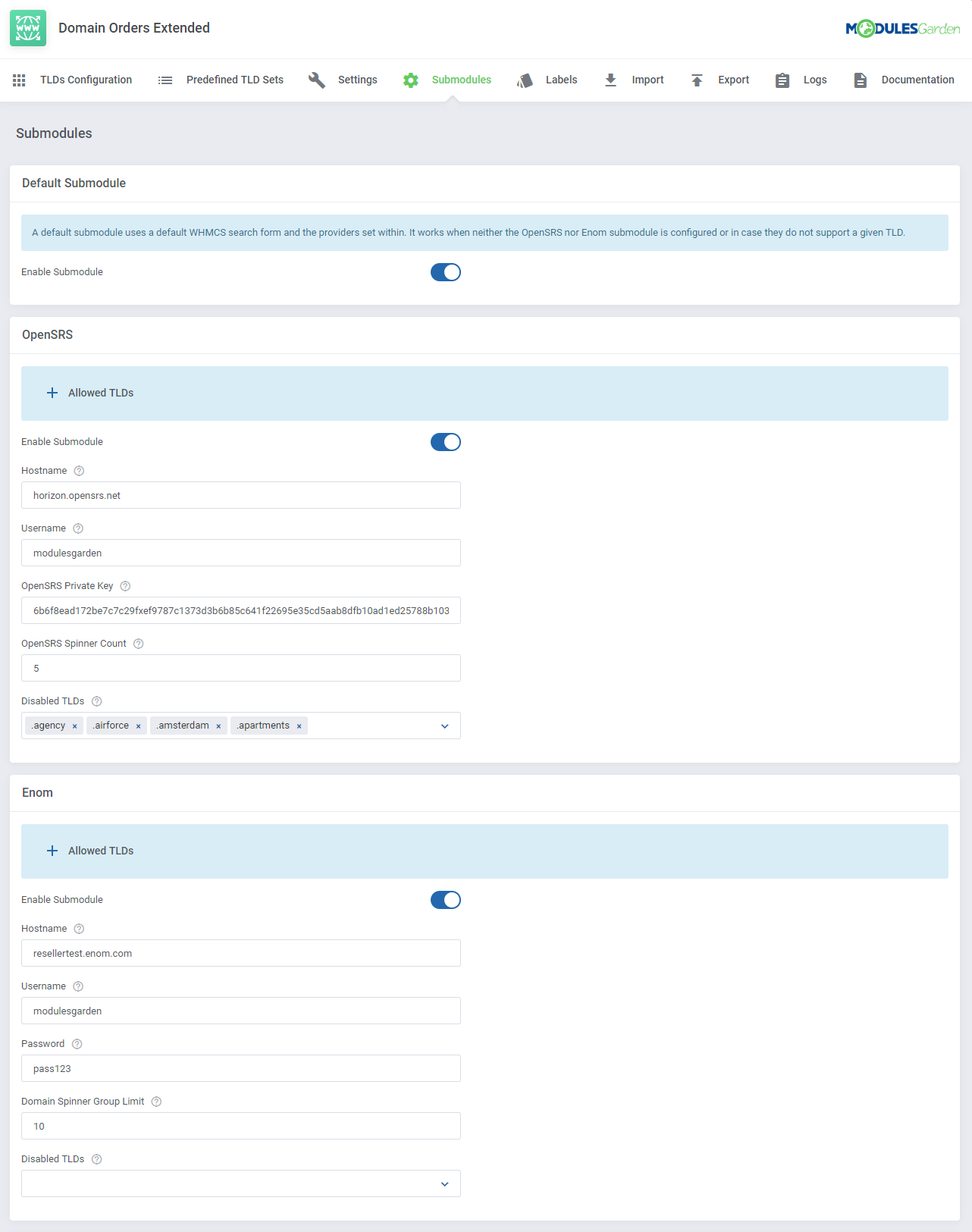 Domain Orders Extended For WHMCS - ModulesGarden