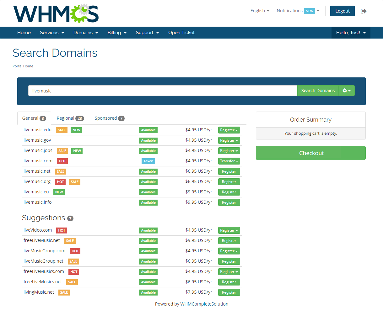 Domain Orders Extended For WHMCS - ModulesGarden