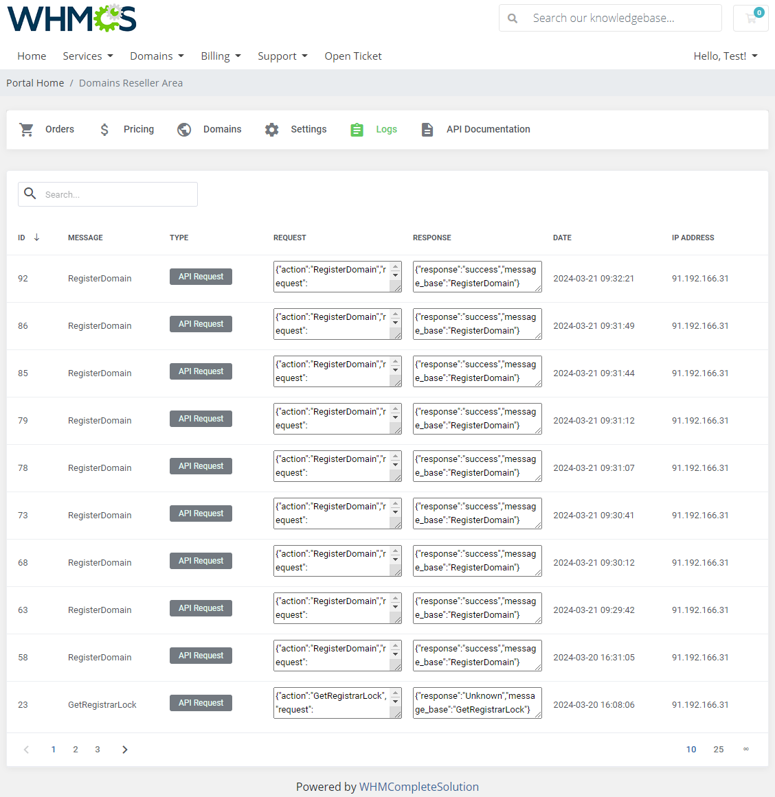 Domains Reseller For WHMCS - ModulesGarden