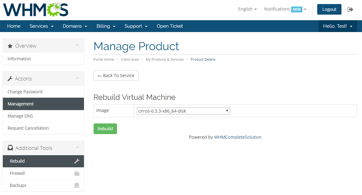 OpenStack VPS & Cloud For WHMCS - ModulesGarden
