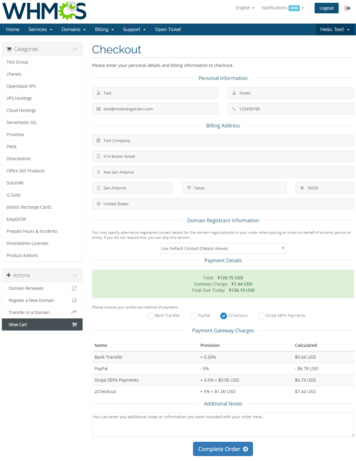 Payment Gateway Charges For WHMCS - ModulesGarden Payment Gateway Charges For WHMCS - ModulesGarden
