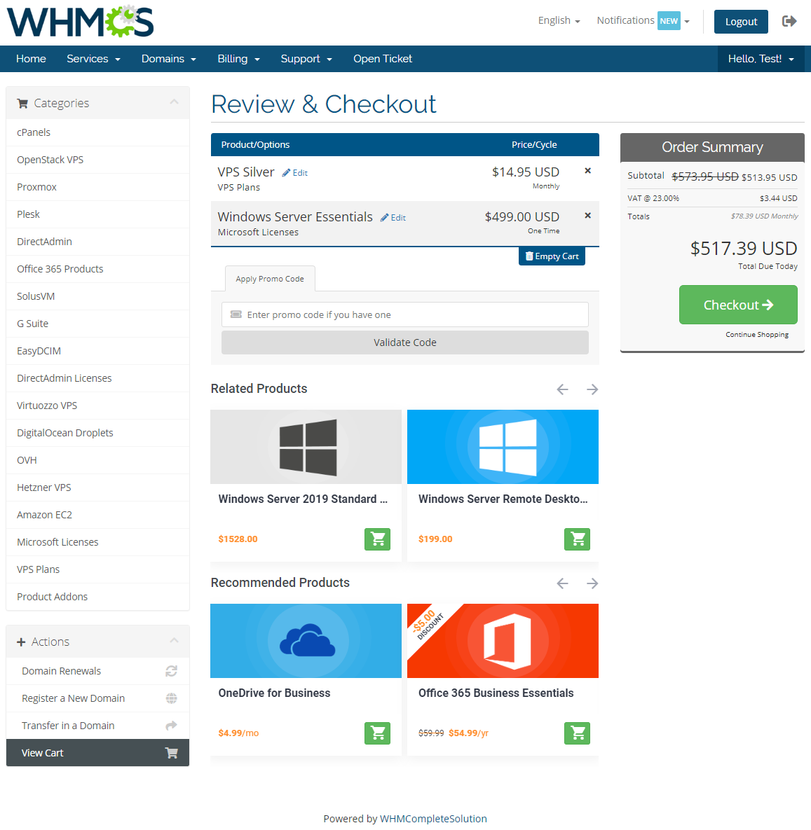 Product Cross-Selling For WHMCS - ModulesGarden