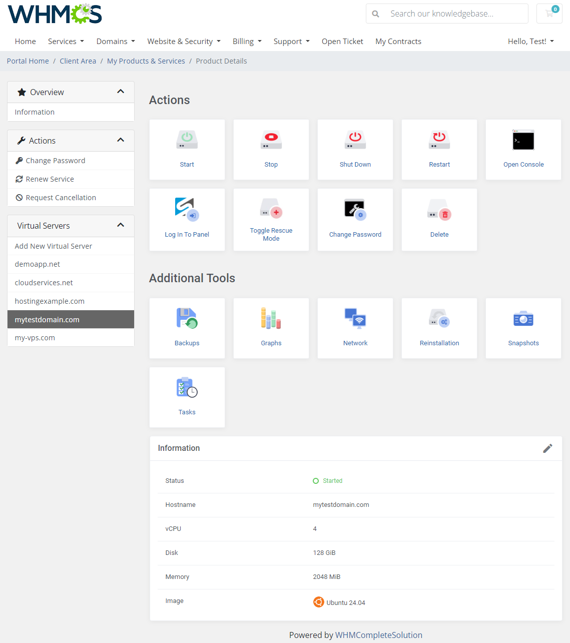 SolusVM 2 VPS & Cloud For WHMCS - ModulesGarden