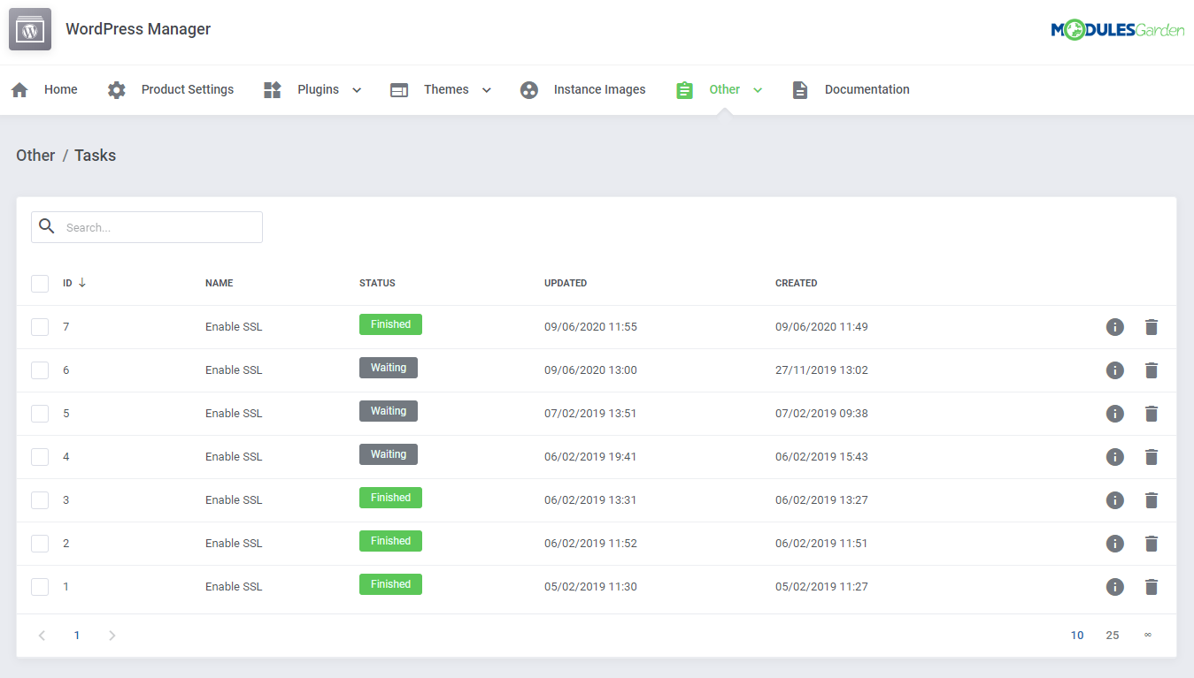 WordPress Manager For WHMCS - ModulesGarden