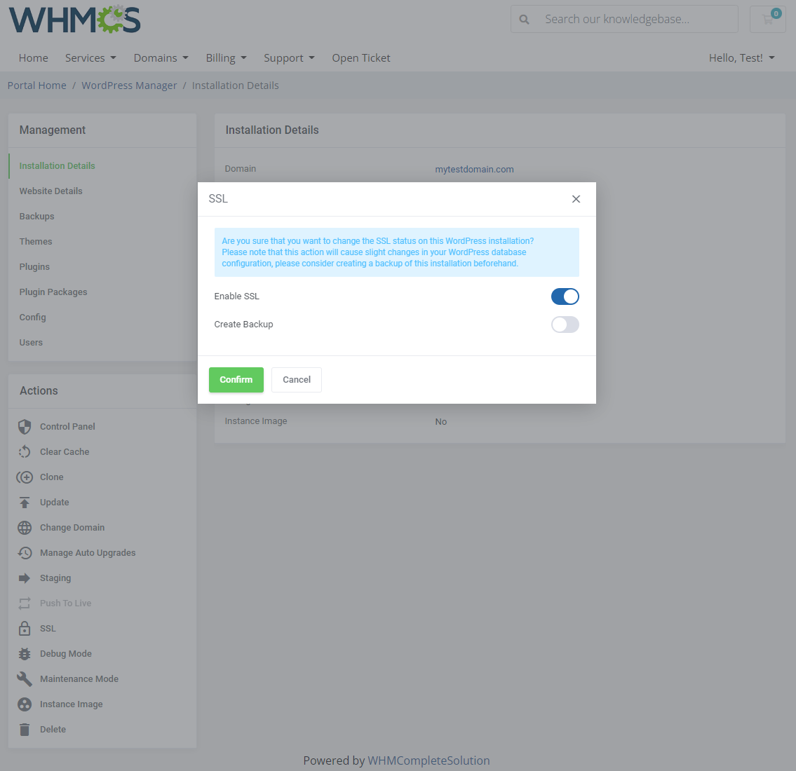 WordPress Manager For WHMCS - ModulesGarden