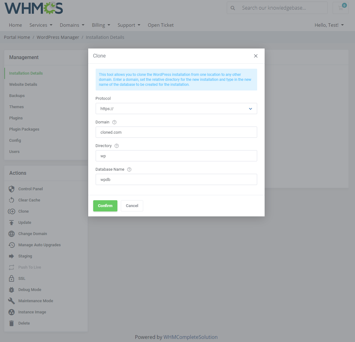 WordPress Manager For WHMCS - ModulesGarden